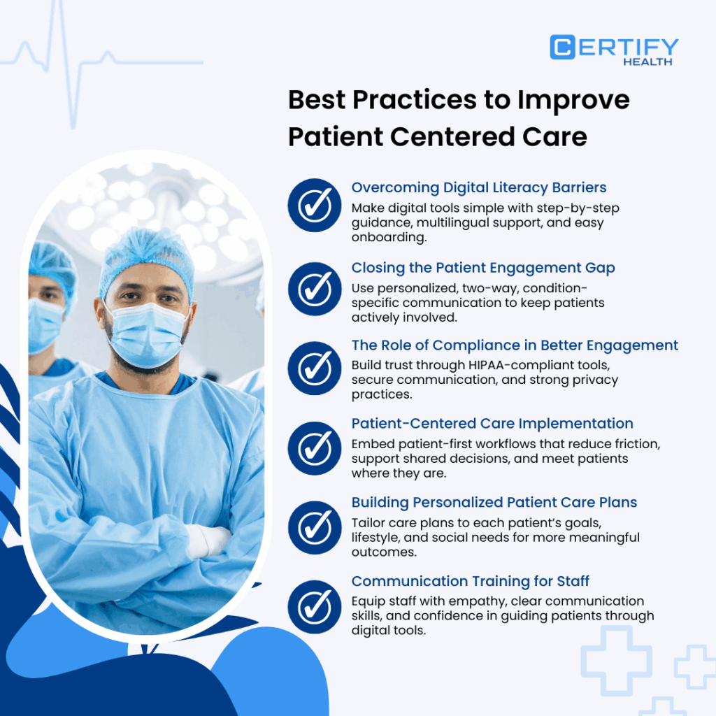 Best Practices for Patient-Centered Care in Ambulatory Outpatient Settings